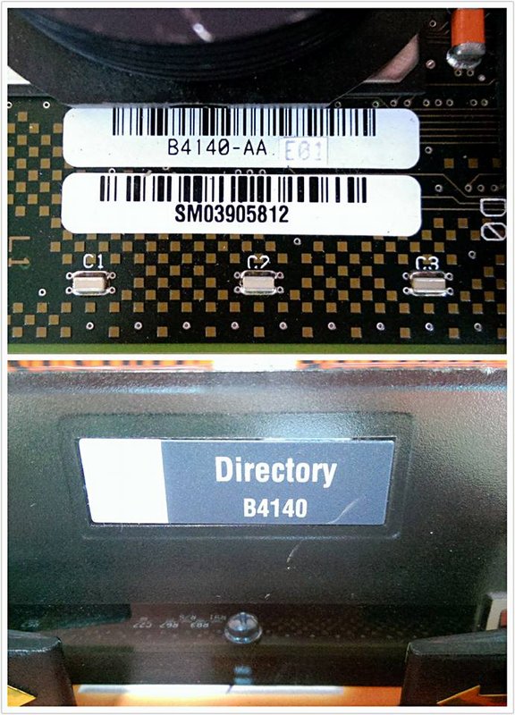 DEC B4140 GS80 DIRECTORY MODULE B4140-AA E01 - PLC DCS SERVO Control MOTOR POWER SUPPLY IPC ROBOT